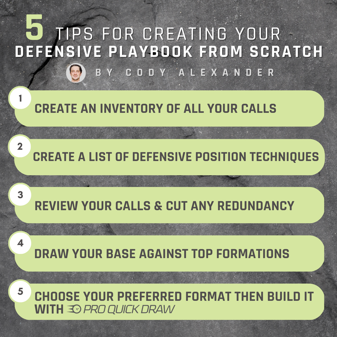 Five Tips for Designing Your Defensive Playbook from Scratch