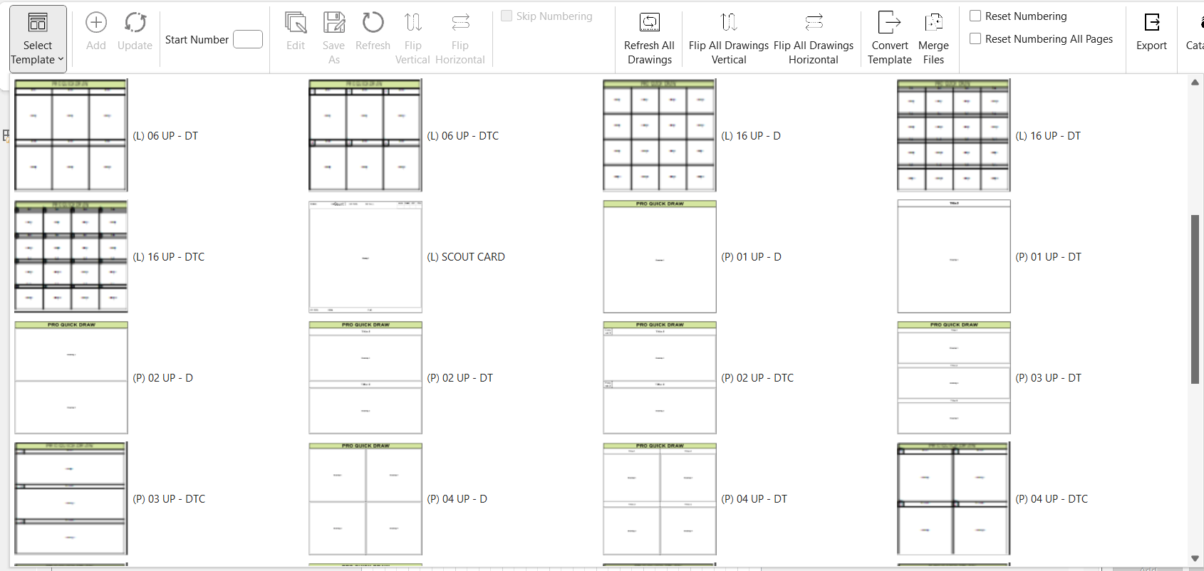 Template Offerings and Template Library Location