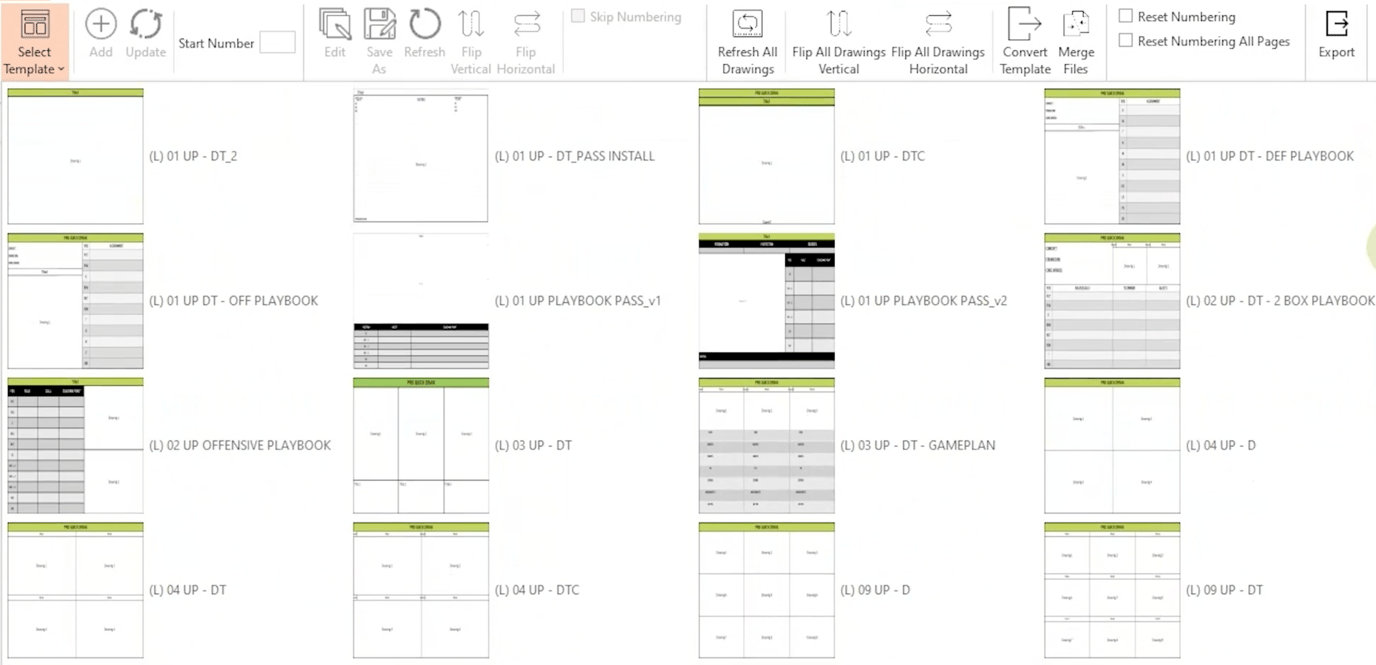 Template Offerings and Template Library Location