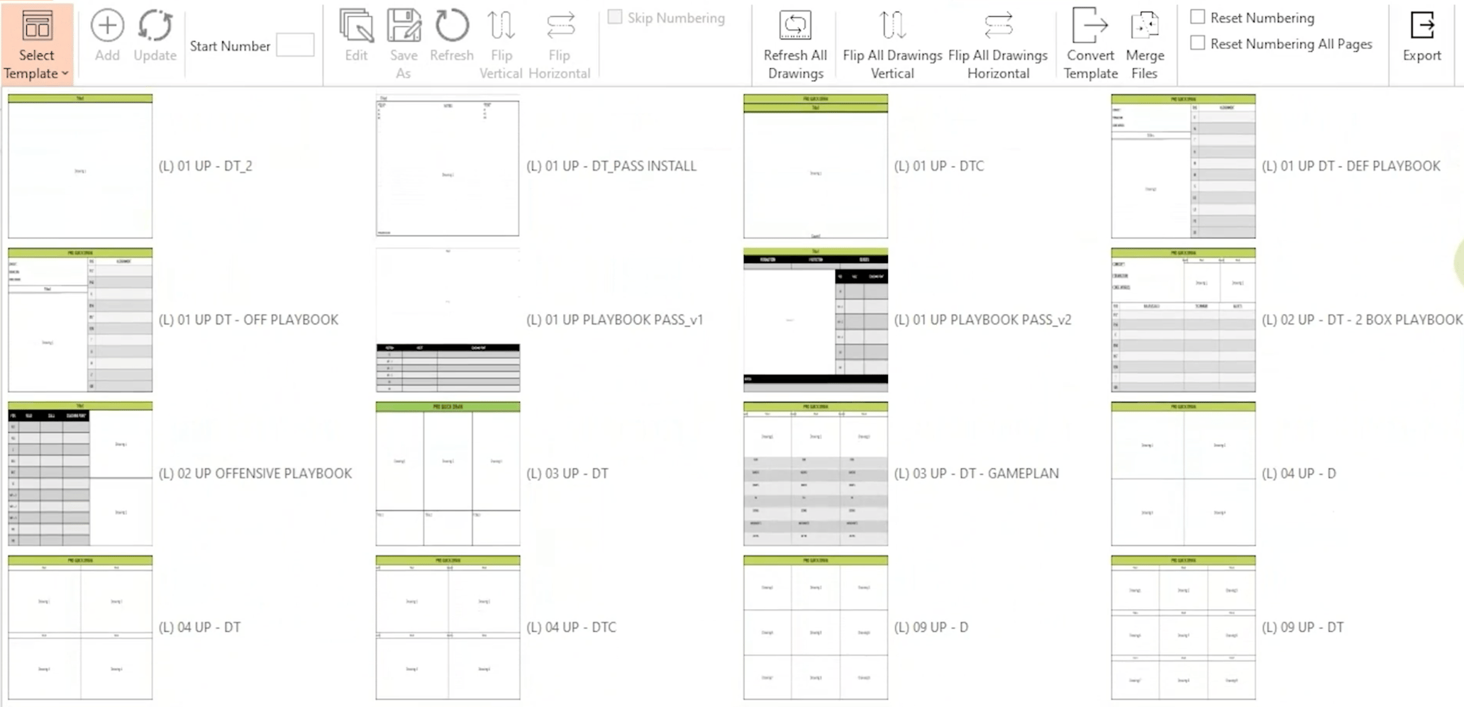 Template Offerings and Template Library Location