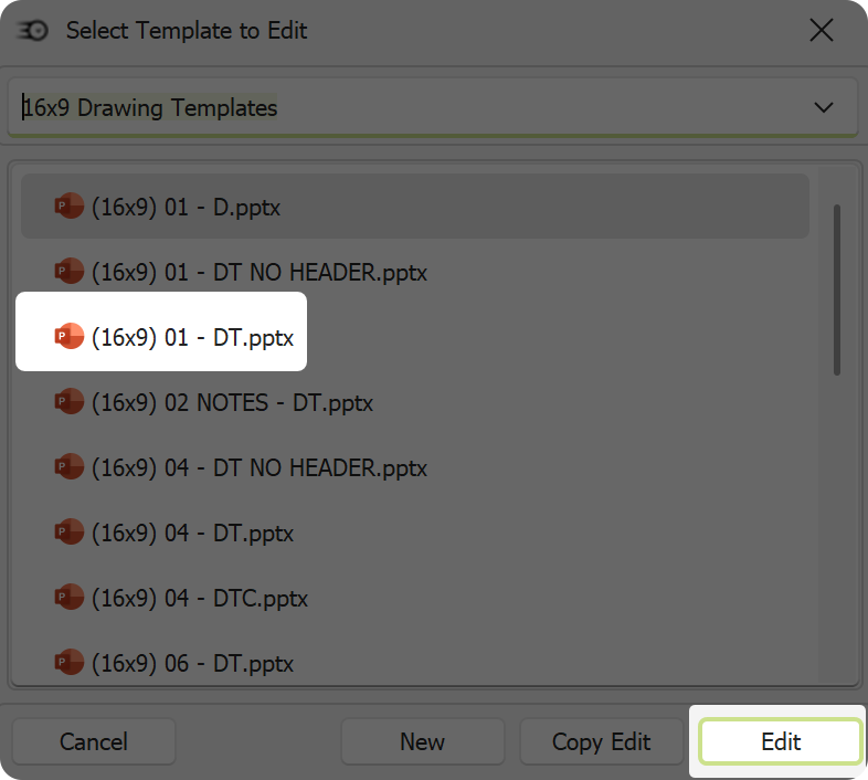How to Modify a Pro Quick Draw Template