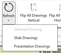 How to Refresh an individual drawing, page, or presentation.